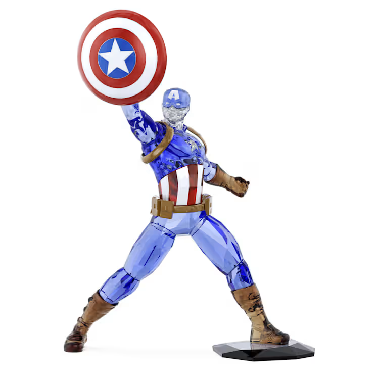 Captain America Figurine – Music Box & Clock Shoppe